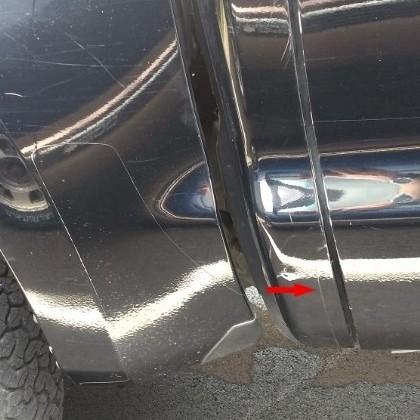 587470C011 - Toyota Tundra cab protector, Right – 1110 Graphics